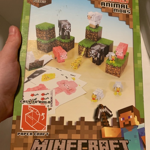 Minecraft | Toys | Minecraft Overworld Animal Mobs Papercraft 23 16701 ...